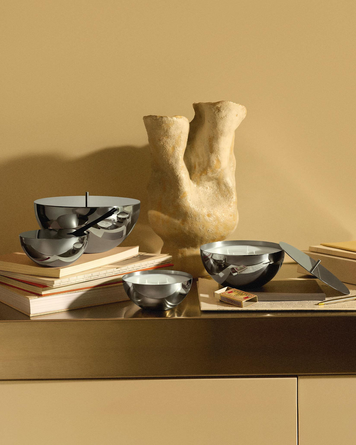 Rocc: Candle by Michael Anastassiades - 5 Waxed Wicks | Alessi