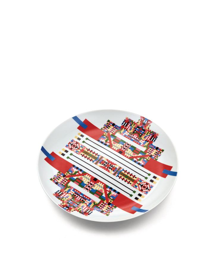 Holyhedrics - Pastry and nut bowl in decorated porcelain – Alessi Spa (UK)