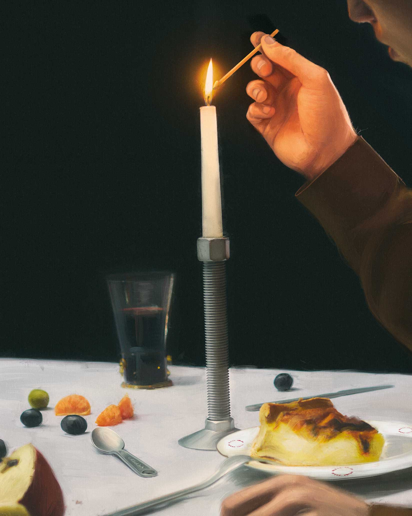 Conversational Objects Candlestick By Virgil Abloh | Alessi